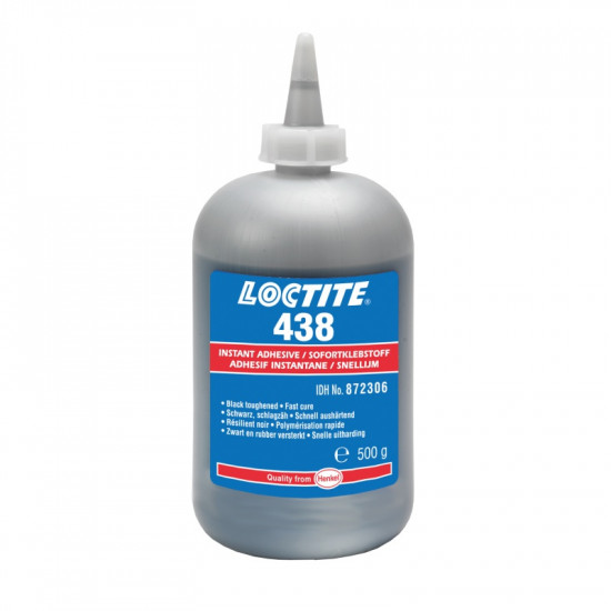Loctite 438 - 500 g vteřinové lepidlo černé - ZRUŠENO | Prumex.cz