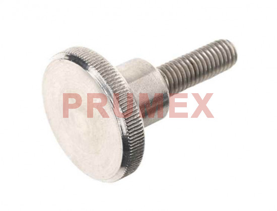 Šroub s válcovou rýhovanou hlavou DIN 464 M6x10 nerez A1 | Prumex.cz