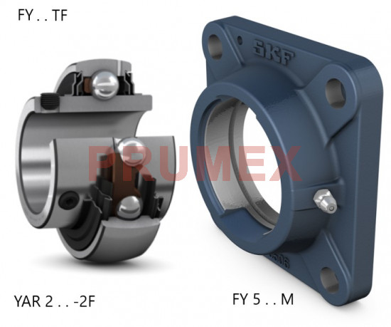 SKF FY 50 TF přírubová ložisková jednotka | Prumex.cz