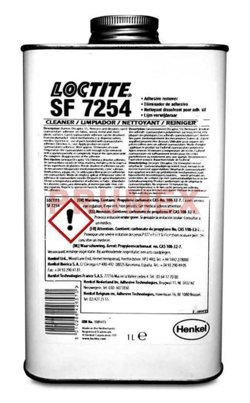 Loctite SF 7254 - 1 L rozpouštěč vteřinových lepidel | Prumex.cz