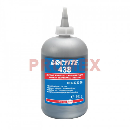Loctite 438 - 500 g vteřinové lepidlo černé - ZRUŠENO | Prumex.cz