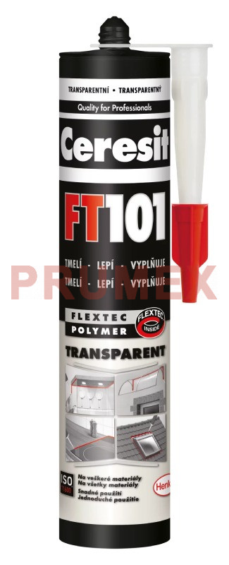 Ceresit FT 101 - 280 ml lepící tmel na všechny materiály transparent | Prumex.cz