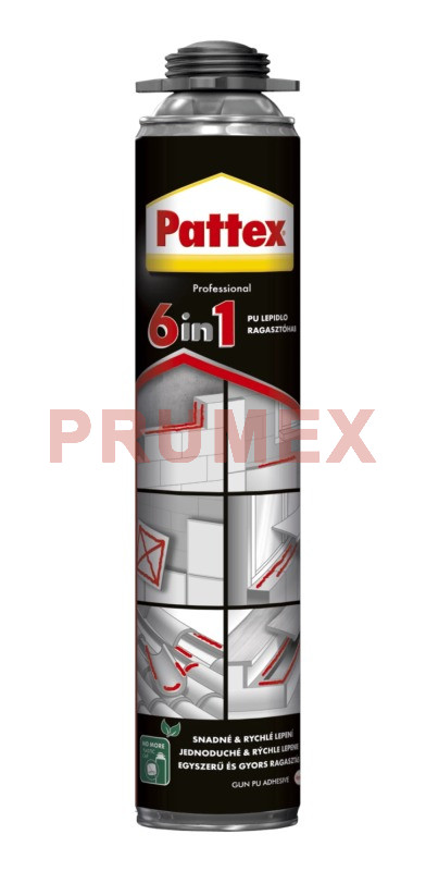 Pattex PU lepidlo 6v1 - 750 ml pistolové | Prumex.cz